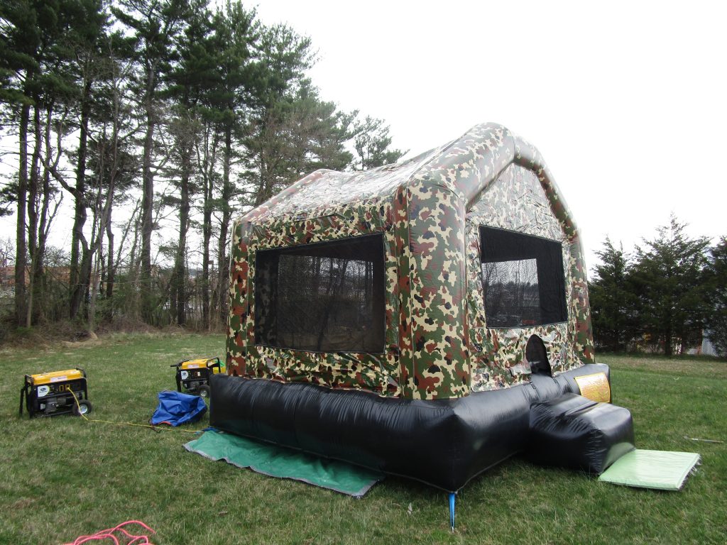 Camo Inflatable Bounce House - Rental-World