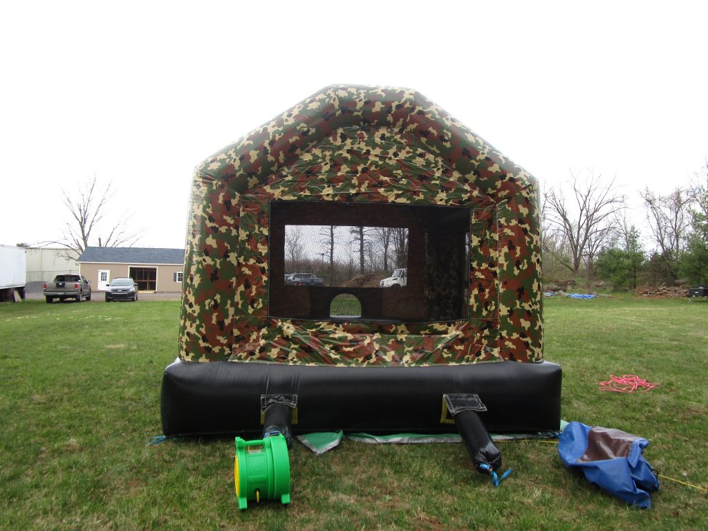 Camo Inflatable Bounce House - Rental-World